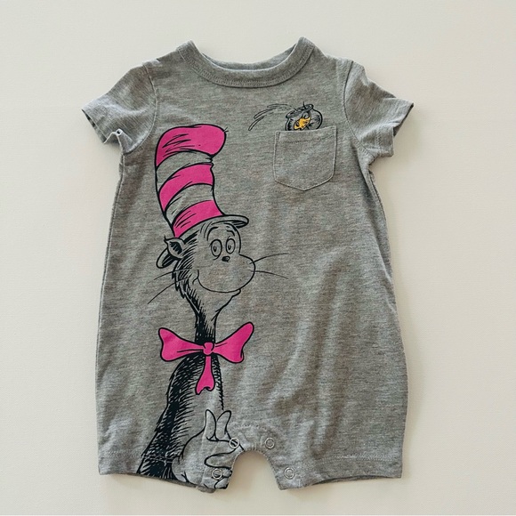 Dr. Seuss | Bottoms | Dr Seuss 3 Months Baby Romper Cat In The Hat ...